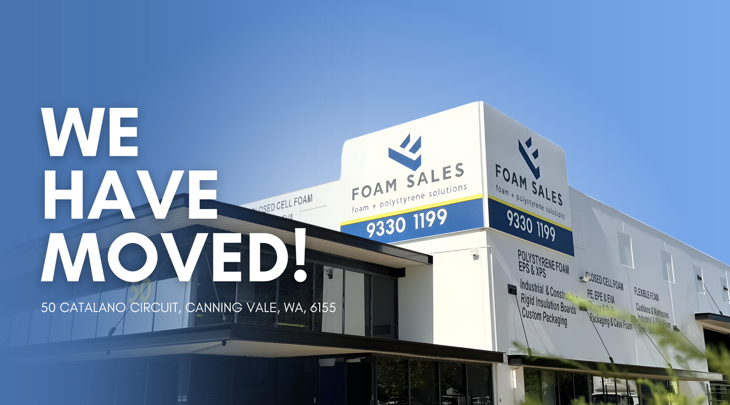 Industrial Foam, Polystyrene, XPS, Outdoor Cushions & Eskys Perth